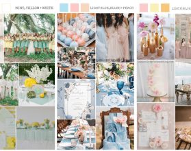 Top 8 Spring March Wedding Color Schemes of 2024