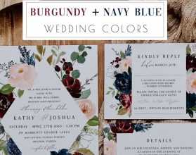 20 Navy and Blush Wedding Theme & Color Ideas - Colors for Wedding