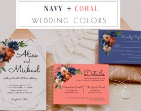 20 Navy and Blush Wedding Theme & Color Ideas - Colors for Wedding